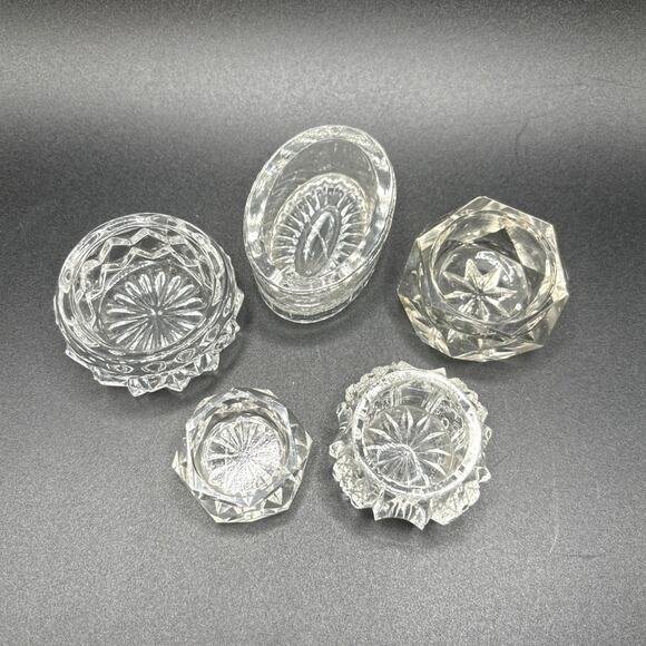 No brand | Dining | Vintage Assorted Open Salt Dips Assorted Styles Cut ...